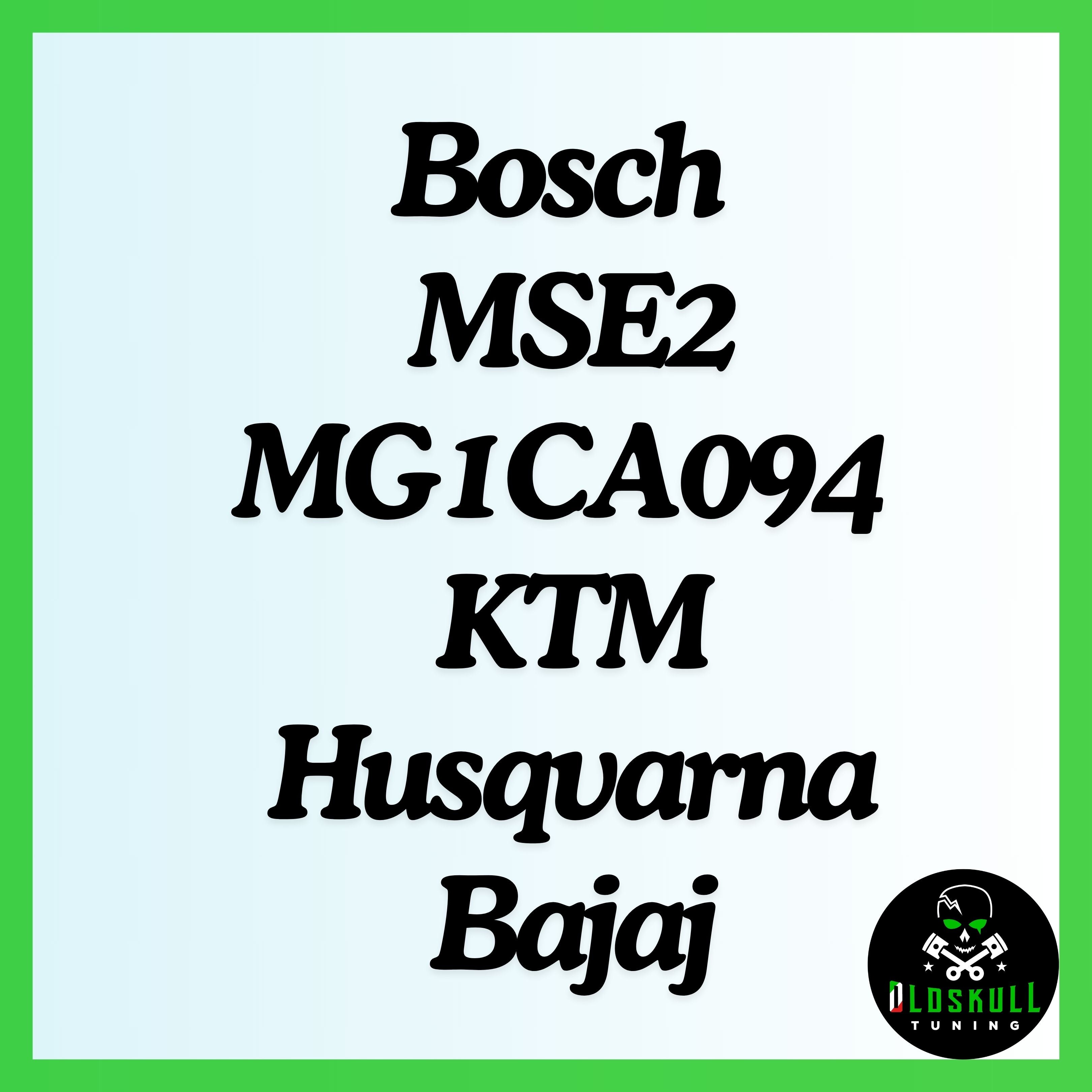 Bosch MSE2 MG1CA094 KTM - Husqvarna - Bajaj – OldSkullTuning shop